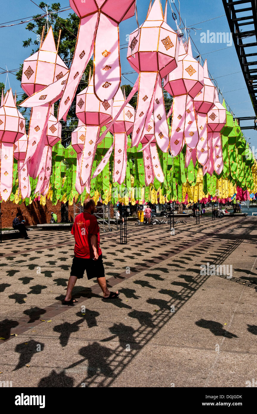 The Yi Peng Lantern Festival in Chiang Mai in Thailand Stock Photo - Alamy