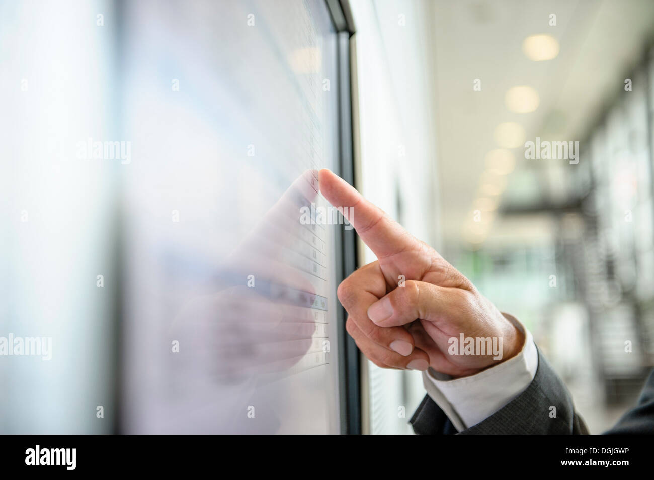 Hand Pointing At Chart High Resolution Stock Photography and Images - Alamy