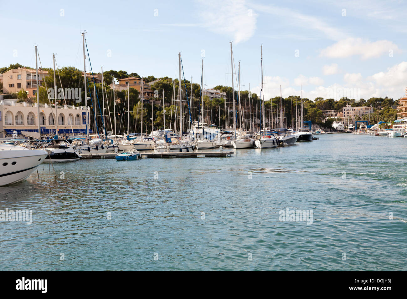 Porto Cristo Harbor in Majorca Stock Photo - Alamy