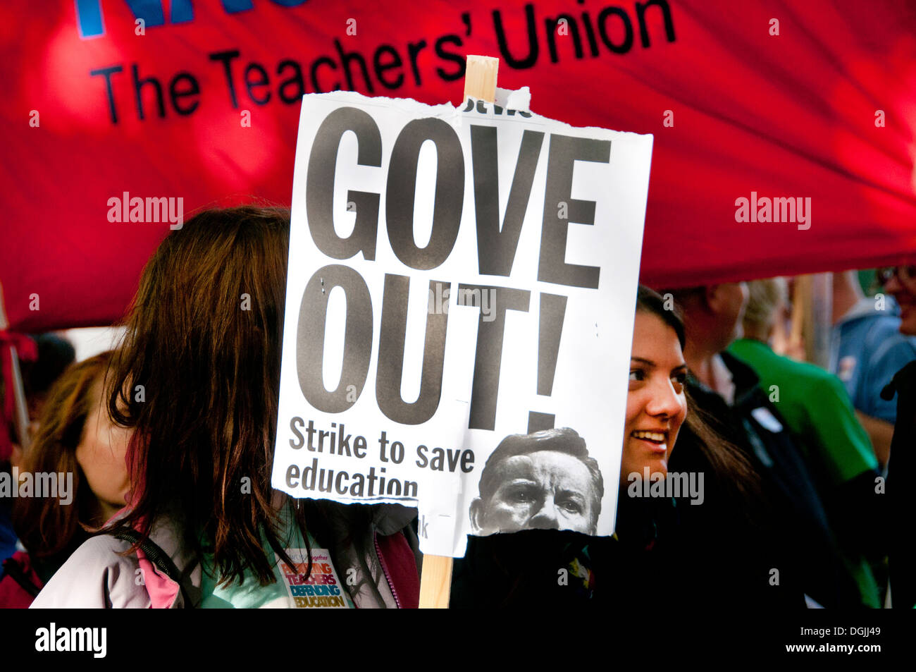 October 17th 2013. Teachers demonstrate against proposed changes to ...