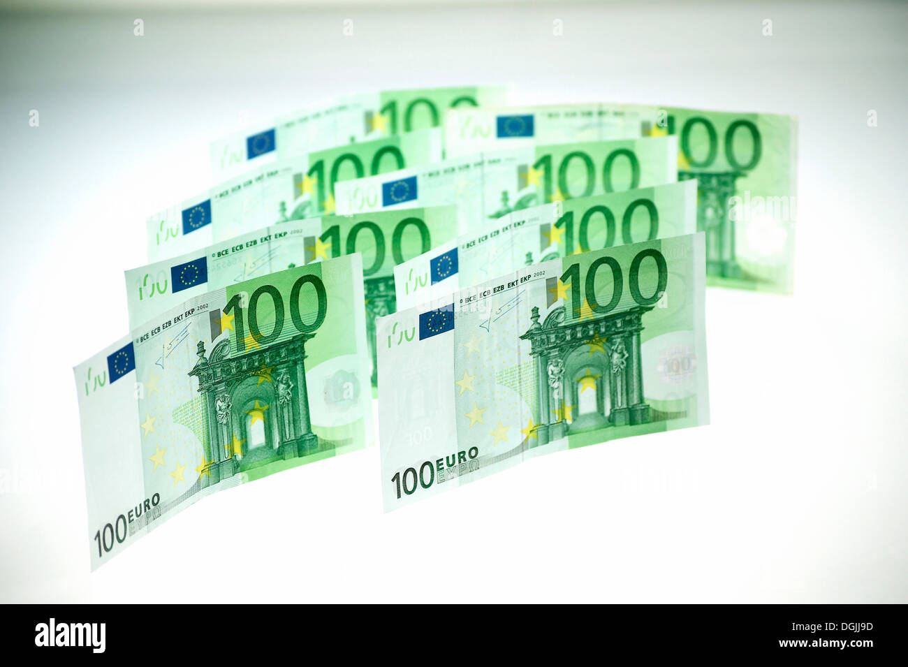 100-euro bank notes, Germany Stock Photo - Alamy