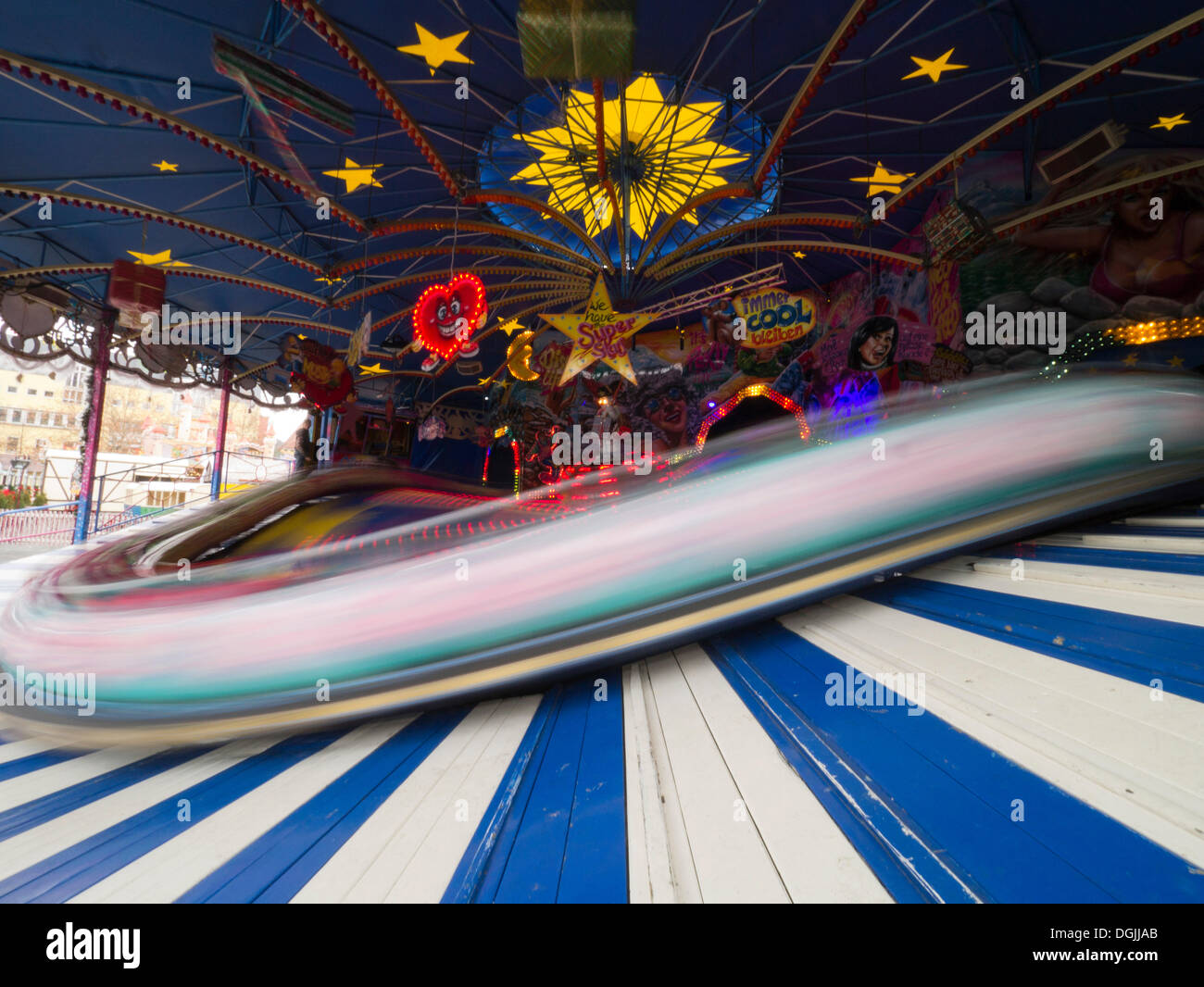 German christmas funfair fairground market hi-res stock photography and ...