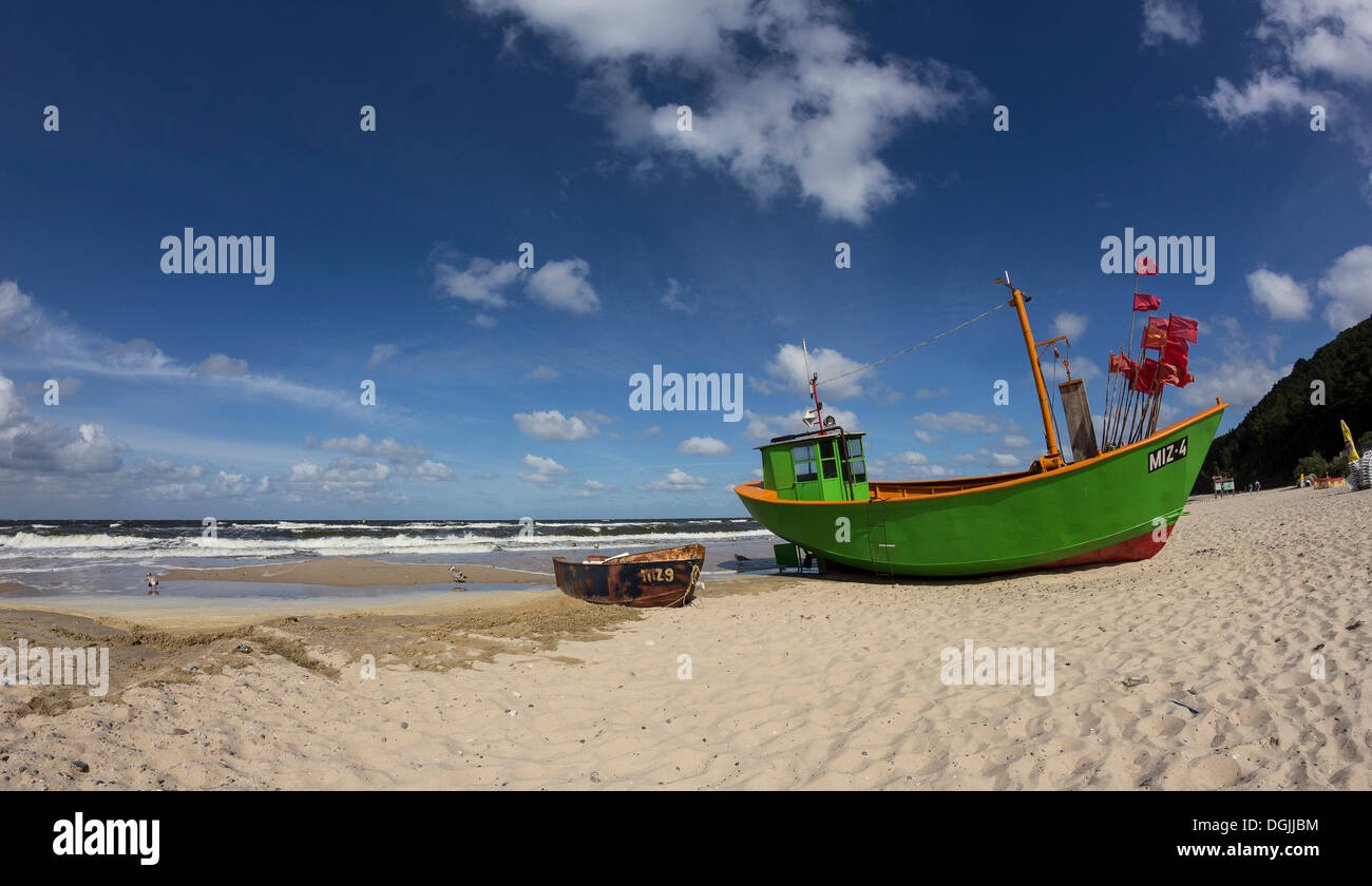 Fishing boats, Mistroy, Wolin peninsula, Poland, Europe Stock Photo - Alamy
