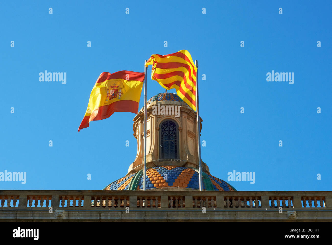 Spanish flags hi-res stock photography and images - Alamy