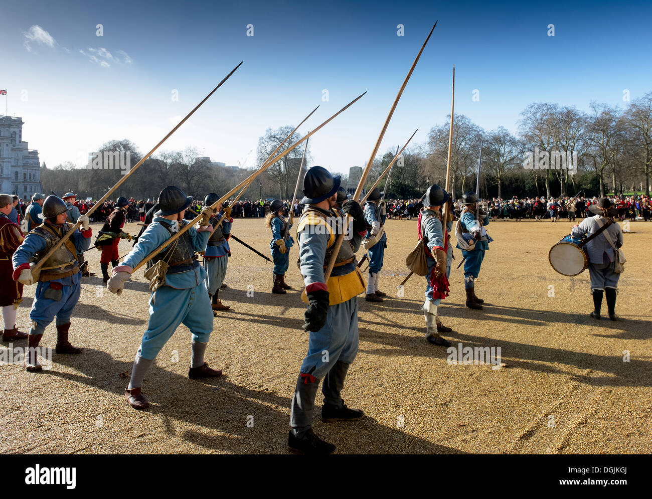 The English Civil War Society commemorate the execution of King Charles ...