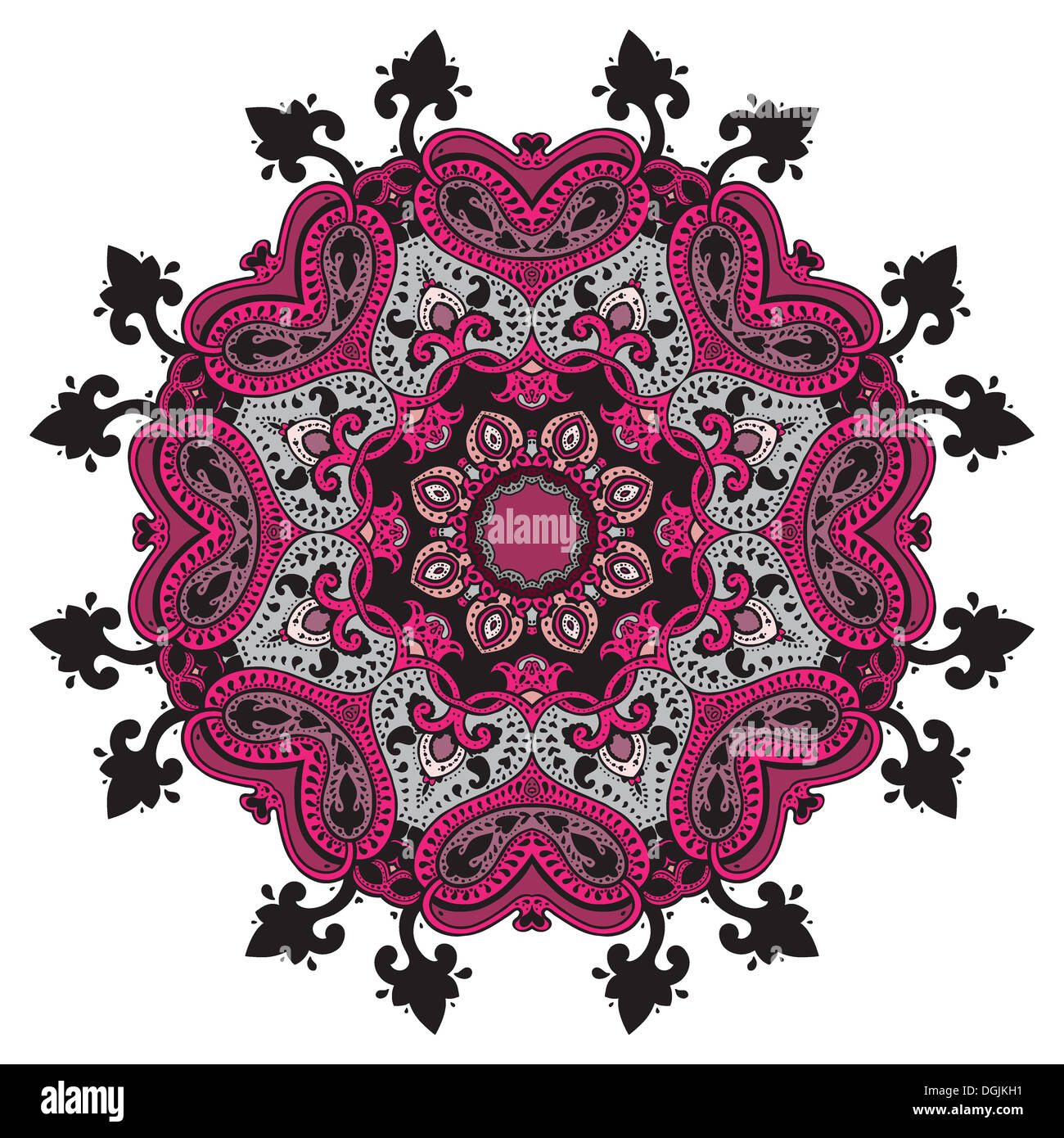 Mandala, decorative pattern Stock Photo - Alamy
