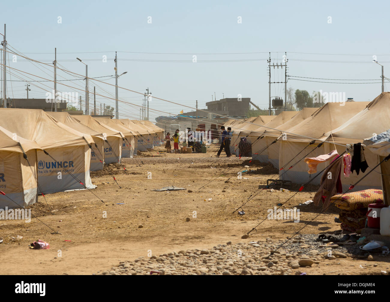 Syrian Refugee Camp, Erbil, Kurdistan, Iraq Stock Photo - Alamy