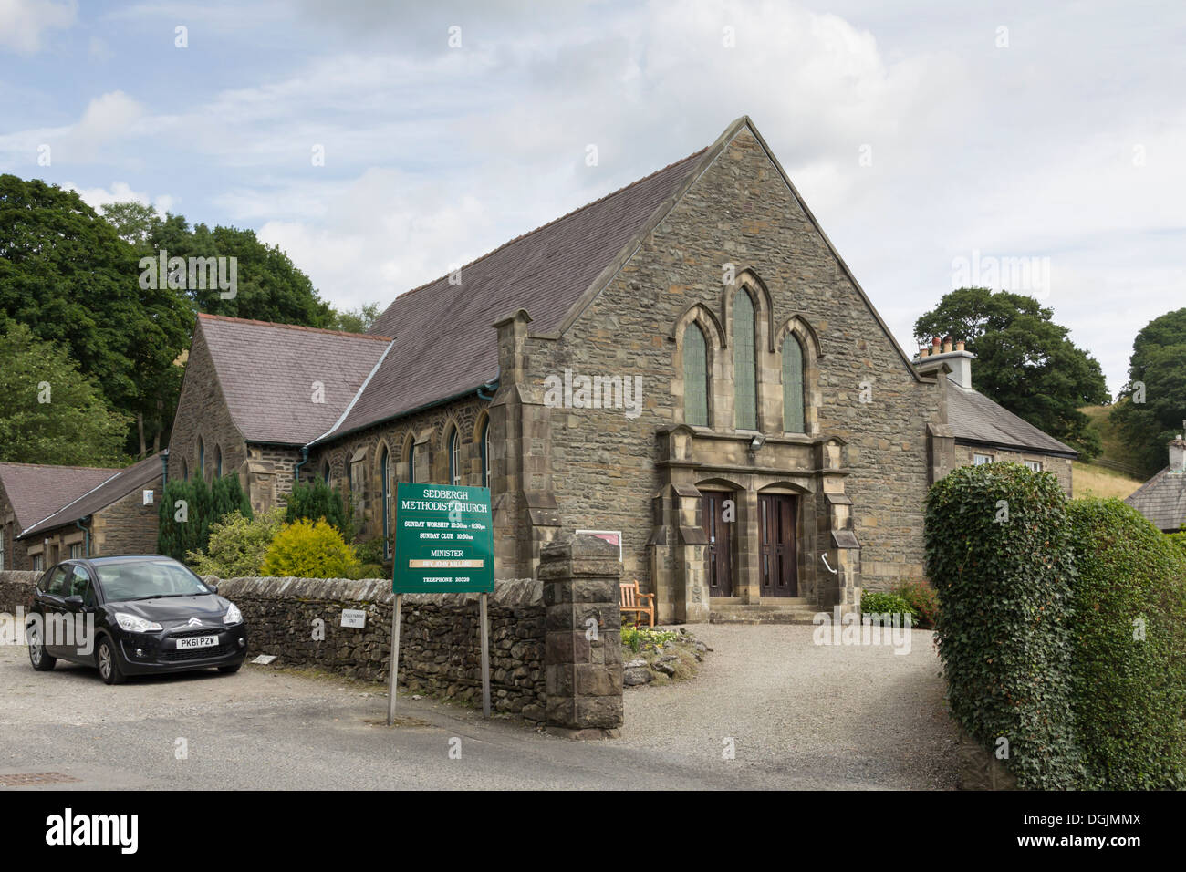 Sedbergh Methodist Church on New Street in Sedbergh, Cumbria. The ...