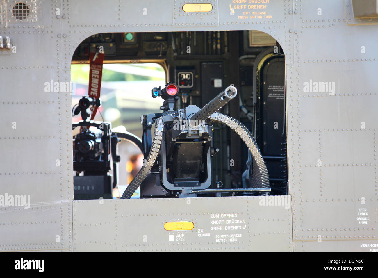 Helicopter with machine gun hi-res stock photography and images - Alamy