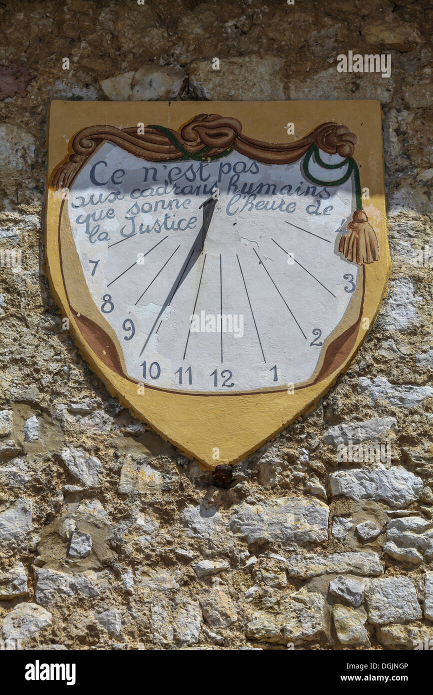 French sundial clock hi-res stock photography and images - Alamy