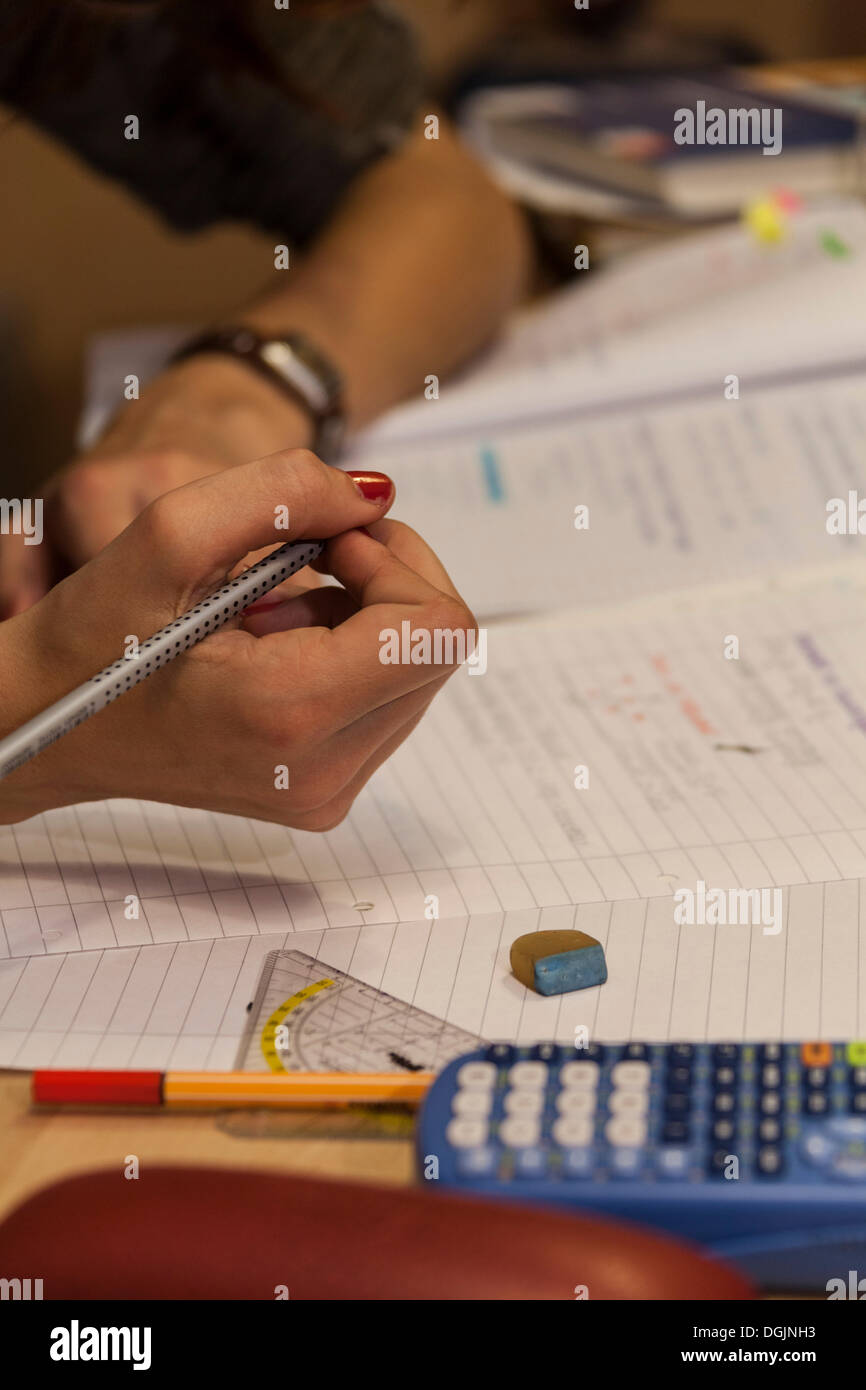 Math exercise hi-res stock photography and images - Alamy