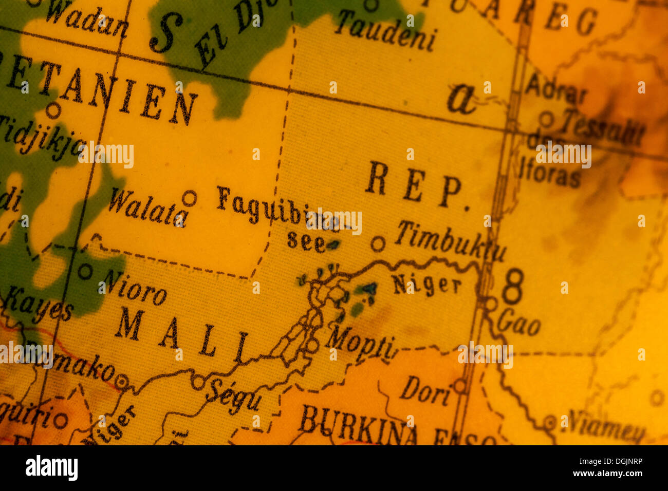 Maps of mali hi-res stock photography and images - Alamy