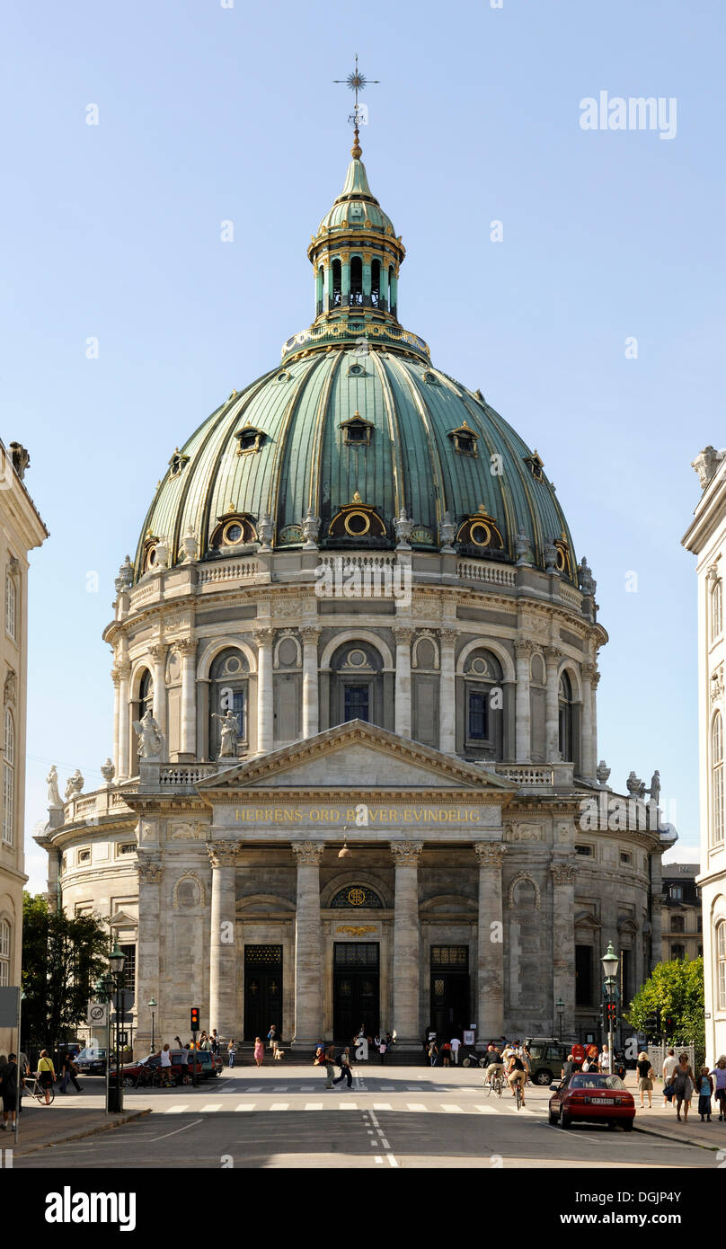 Frederick's Church, also called The Marble Church, Copenhagen, Denmark ...