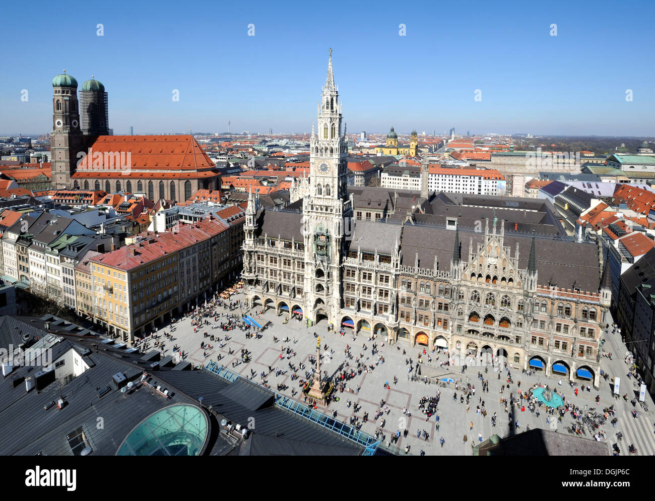 View from the Alter Peter church or church of St. Peter on the ...