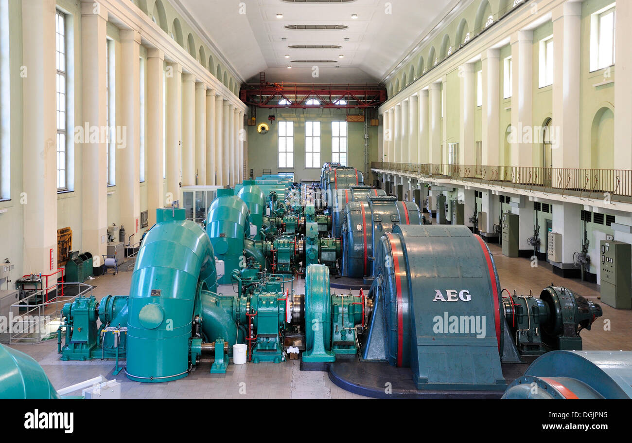 Hydroelectric Power Turbine Hall Energy Stock Photos & Hydroelectric ...
