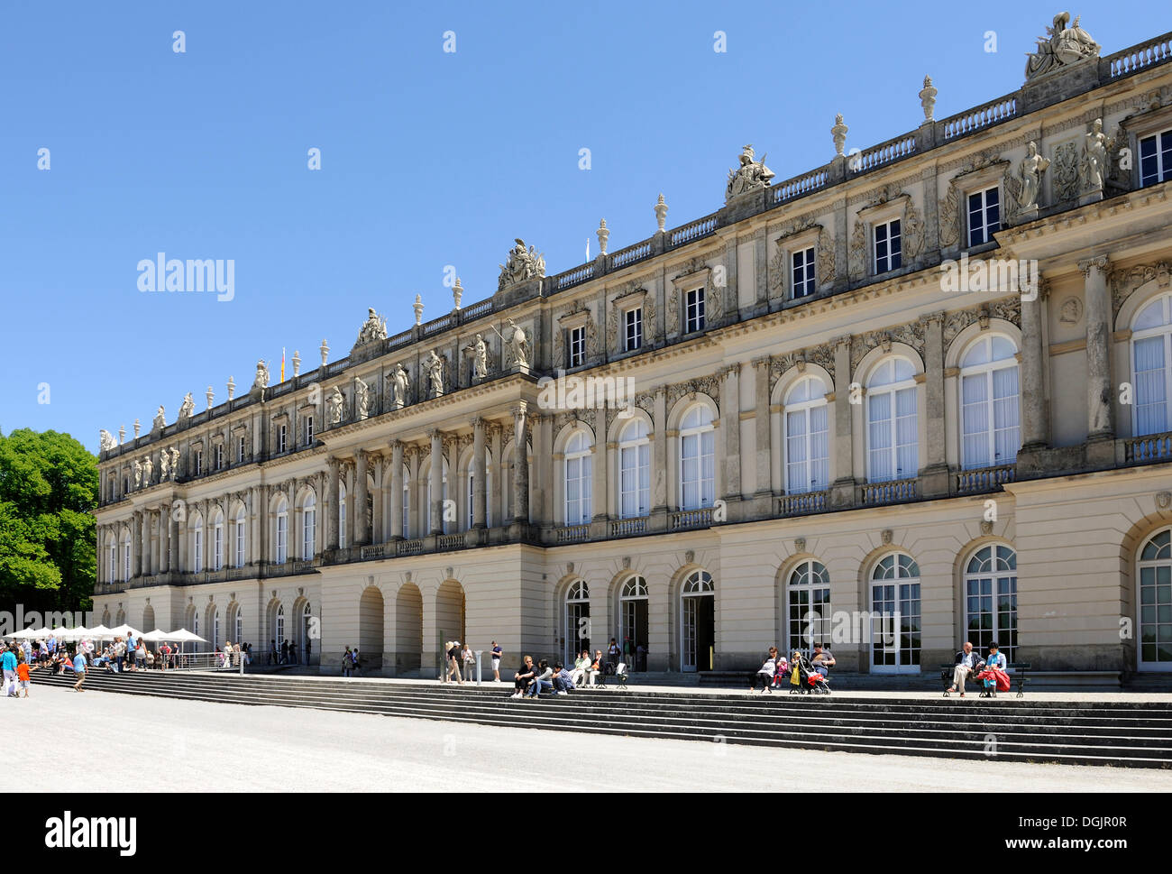 Schloss Herrenchiemsee Palace, Lake Chiemsee, Upper Bavaria, Bavaria ...
