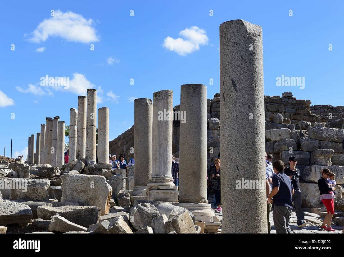 Processional Way, ancient city of Ephesus, Efes, UNESCO World Heritage ...