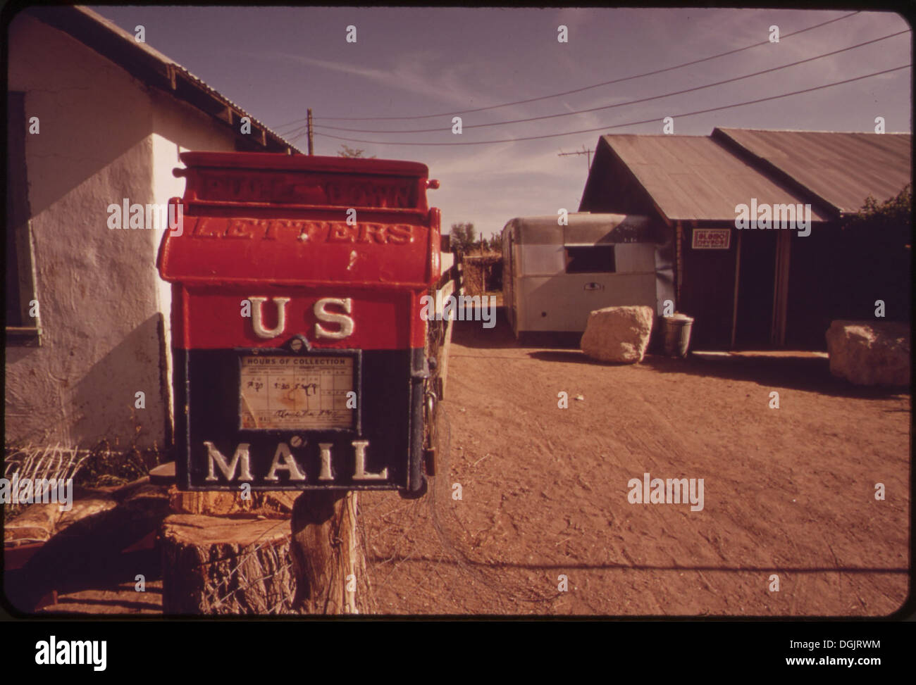 The post office at Alamo, Texas, is a historic landmark that serves as ...