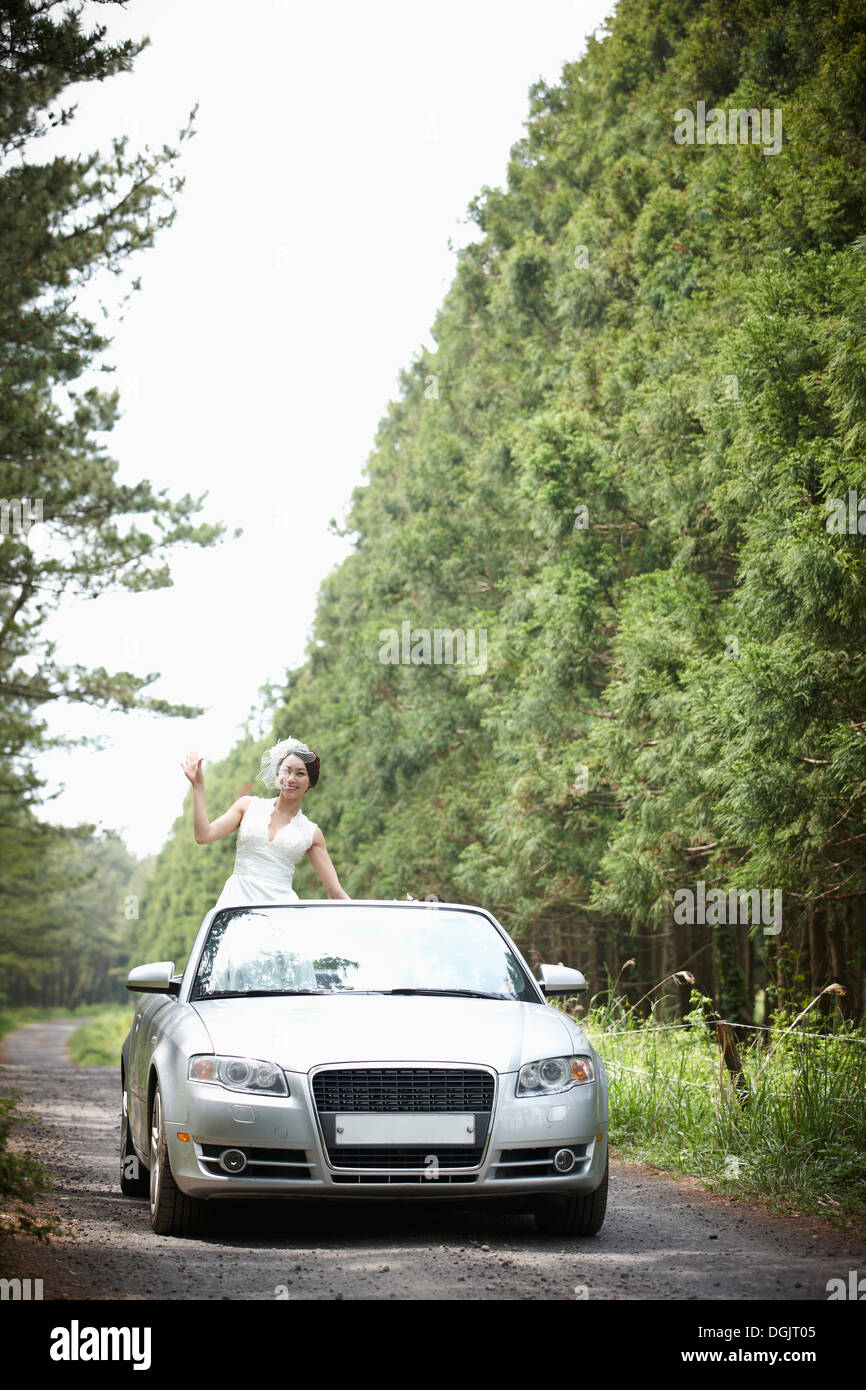 Woman driving a convertible car hi-res stock photography and images - Alamy