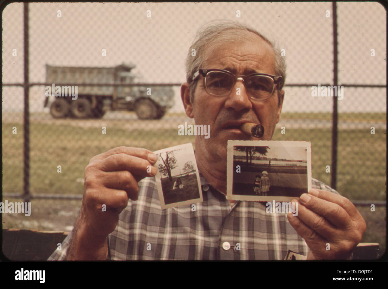Matthew Vieira revisits the location where, 35 years ago, he took ...