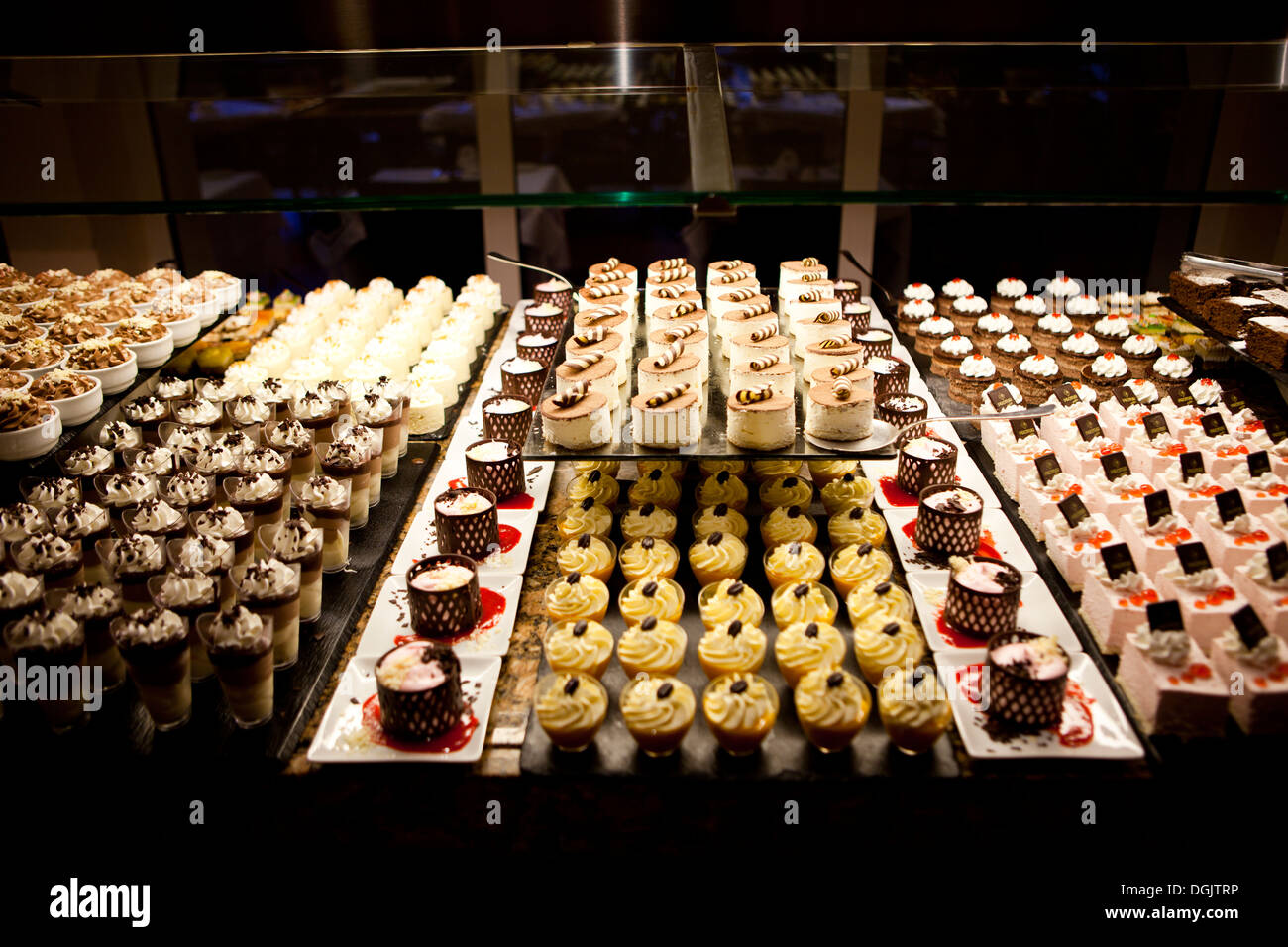 Buffet Cake Selection Stock Photo - Alamy