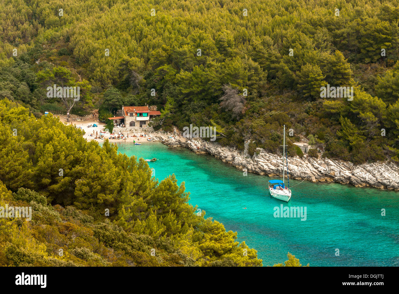 Zitna beach and bay near Zavalatica, Croatia Stock Photo - Alamy