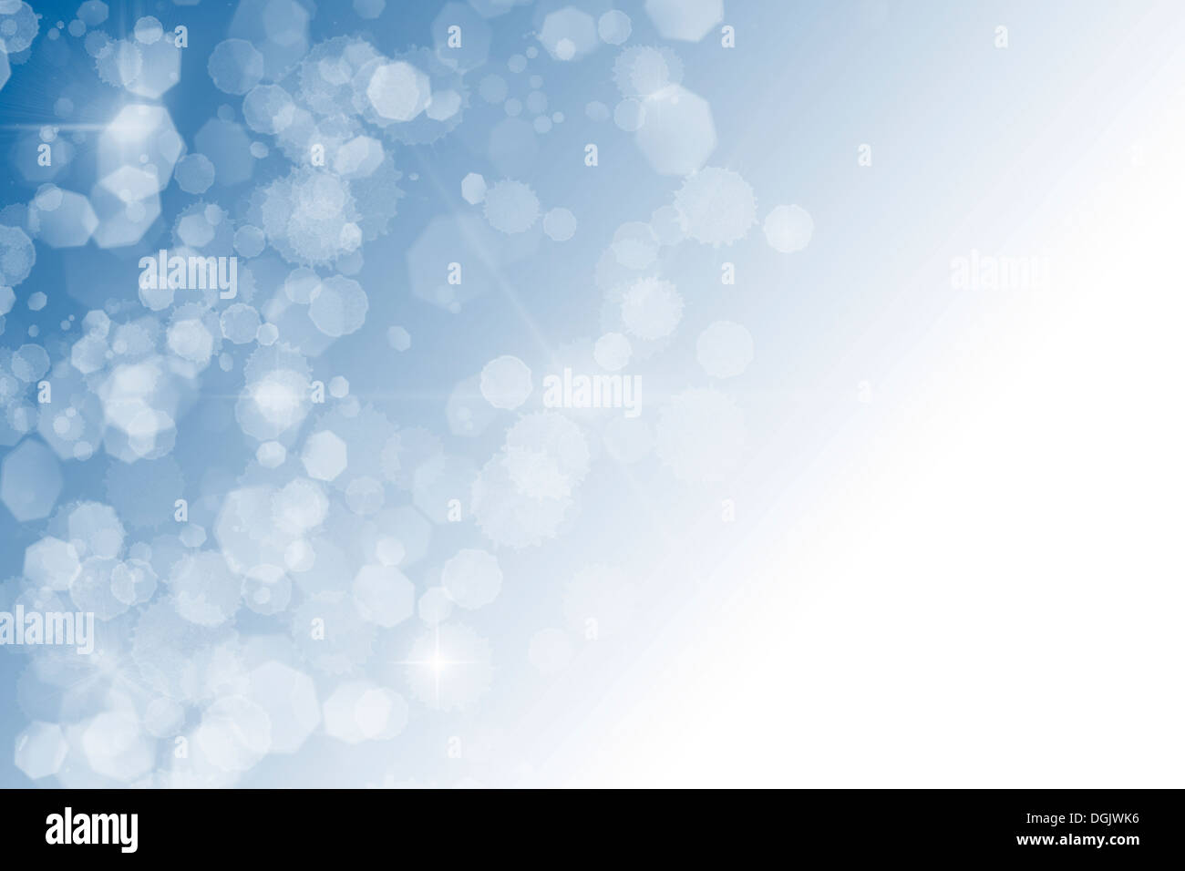 Soft white sparkles glowing hi-res stock photography and images - Alamy