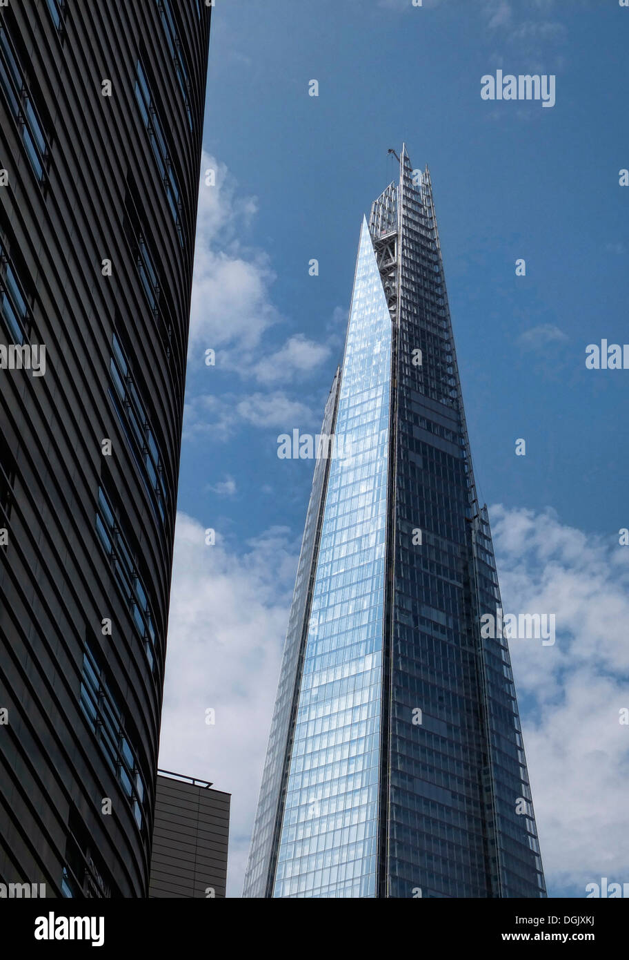 Shard skyscraper from below hi-res stock photography and images - Alamy