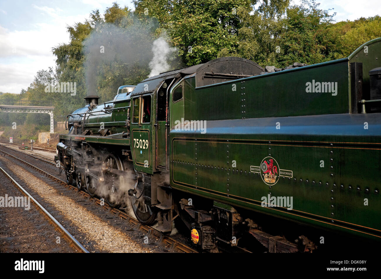 Green steam trains hi-res stock photography and images - Alamy