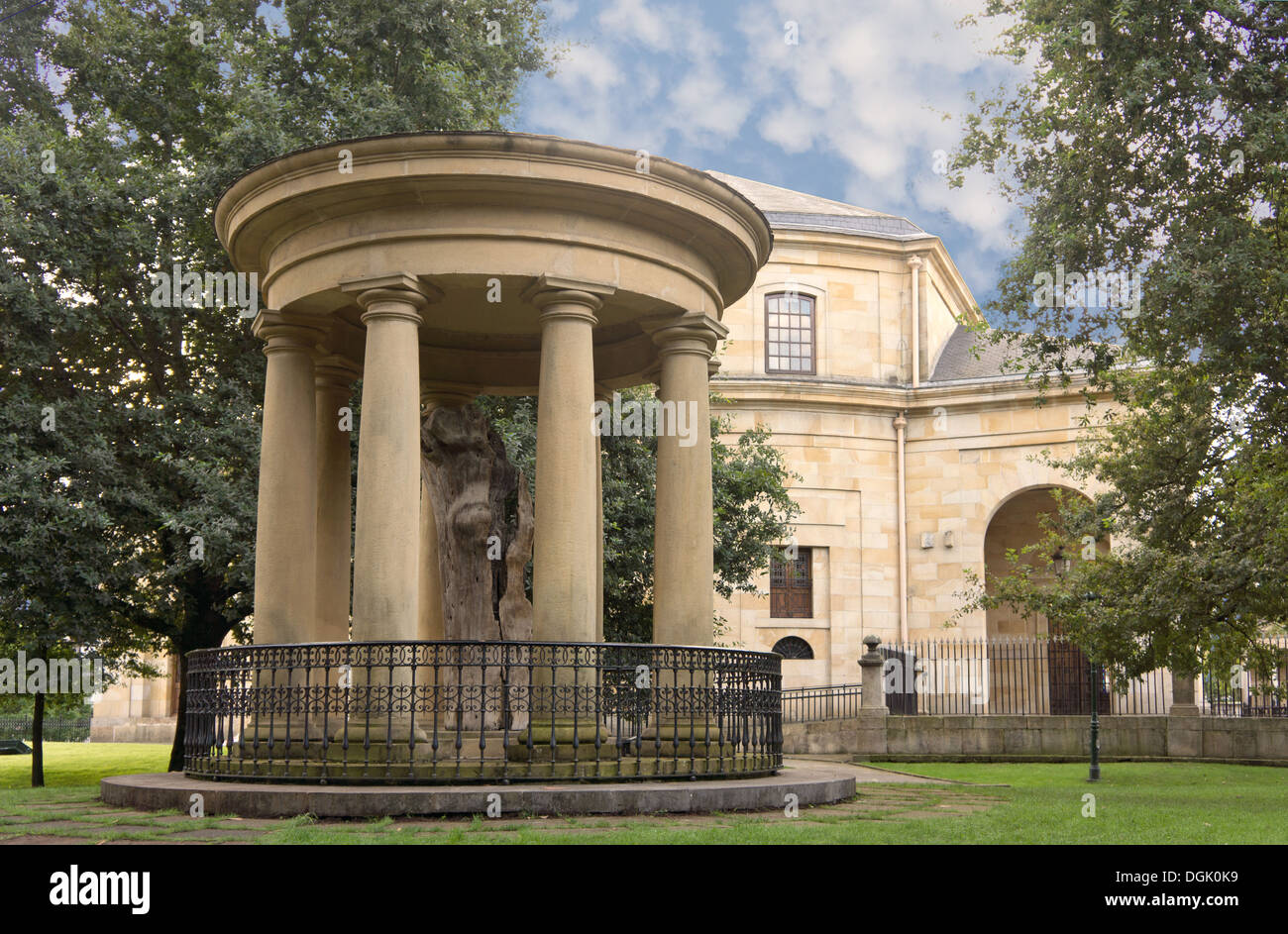 Antique oak symbolizing traditional freedoms for the Biscayan people ...