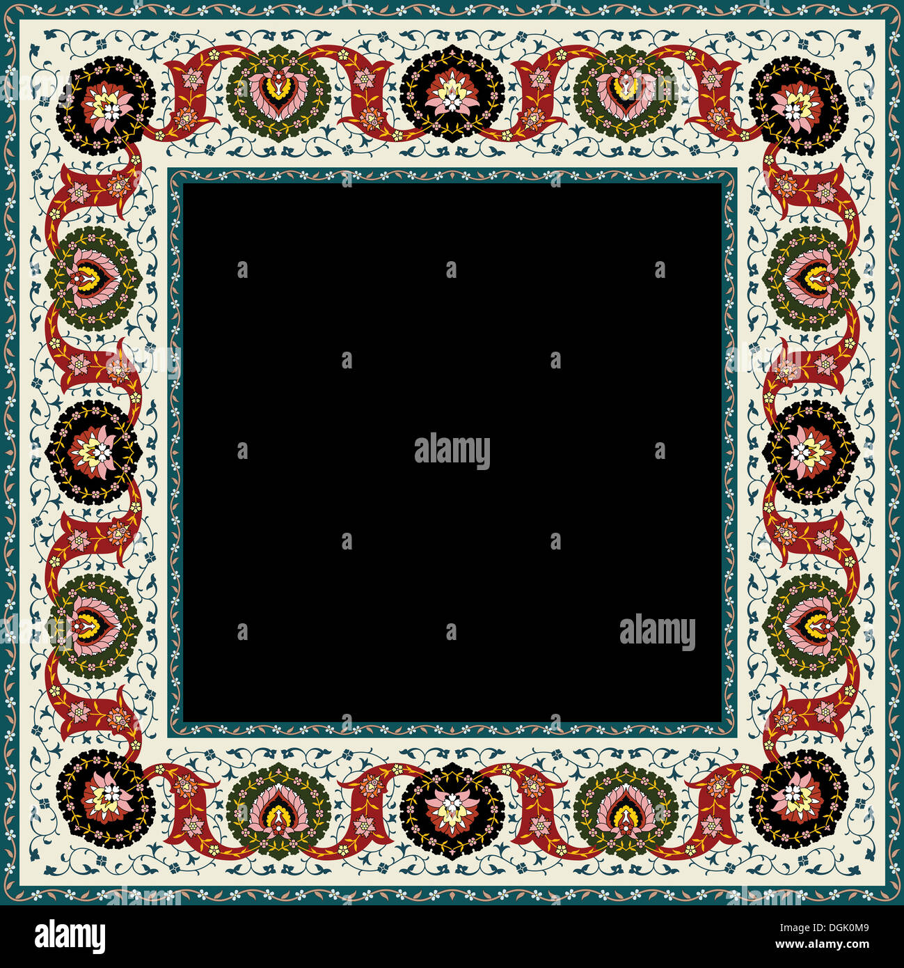 Traditional Arabic Frame Stock Photo - Alamy