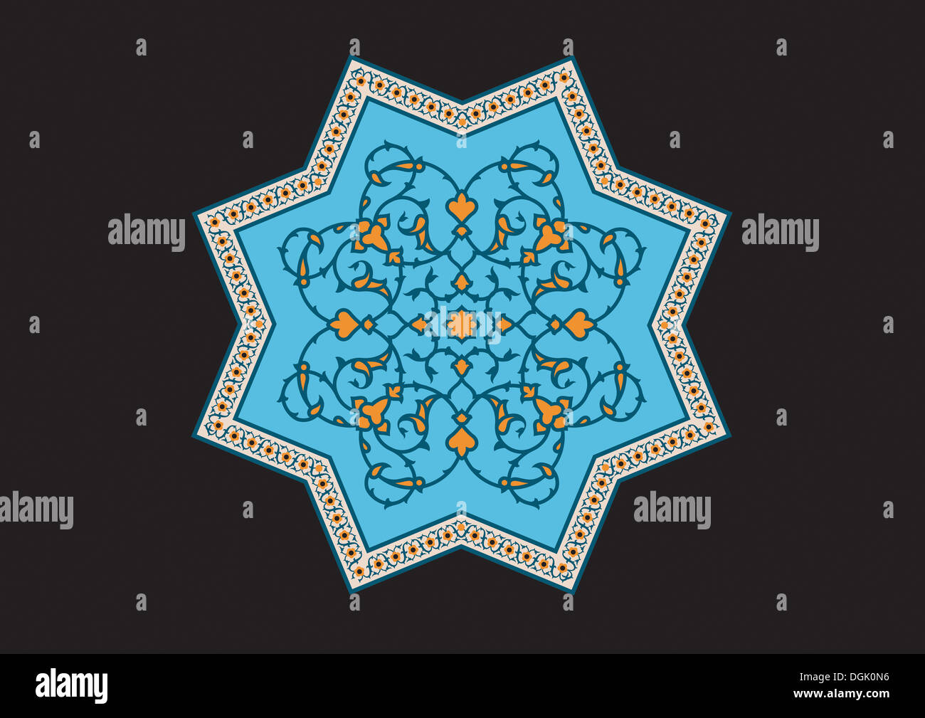 Traditional Arabic Ornament Stock Photo - Alamy