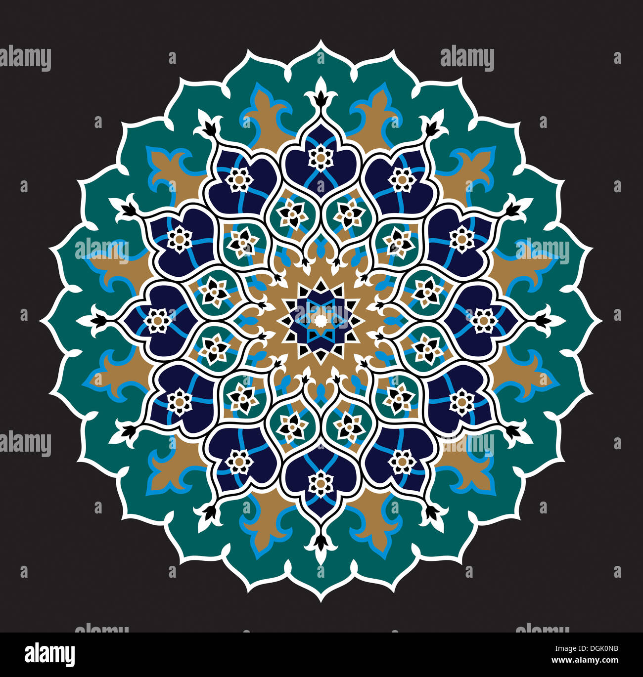Traditional Arabic Ornament Stock Photo - Alamy