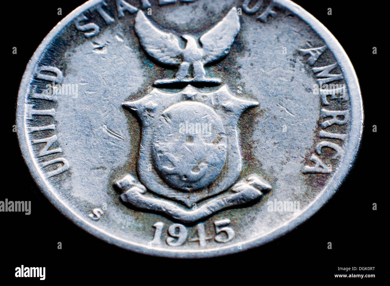 1945 Philippines 5 centavo coin Stock Photo - Alamy