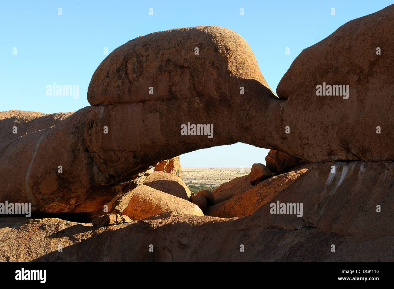 The Bridge, a natural arch at Spitzkoppe, Namibia Stock Photo - Alamy