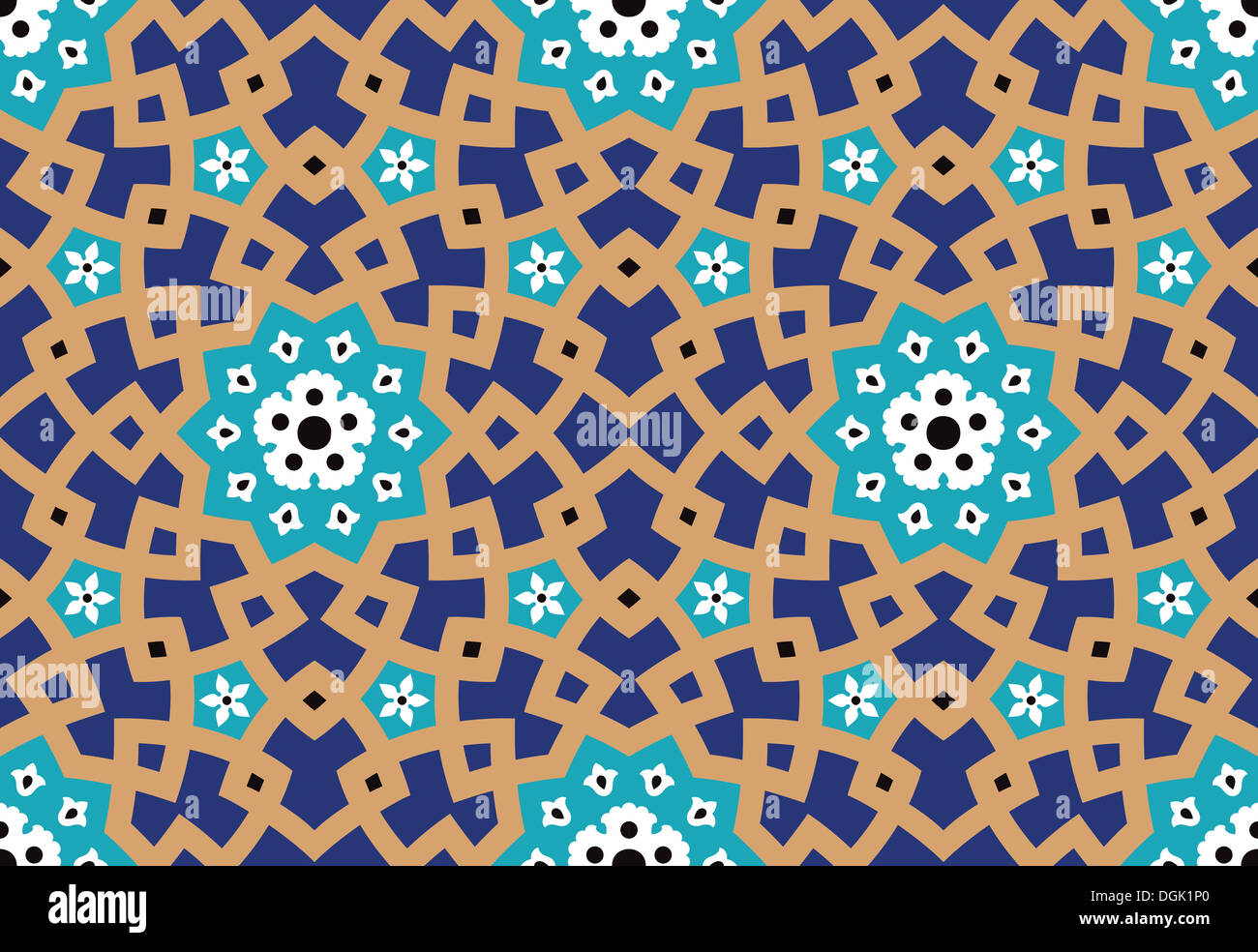 Arabic Seamless Pattern Stock Photo - Alamy