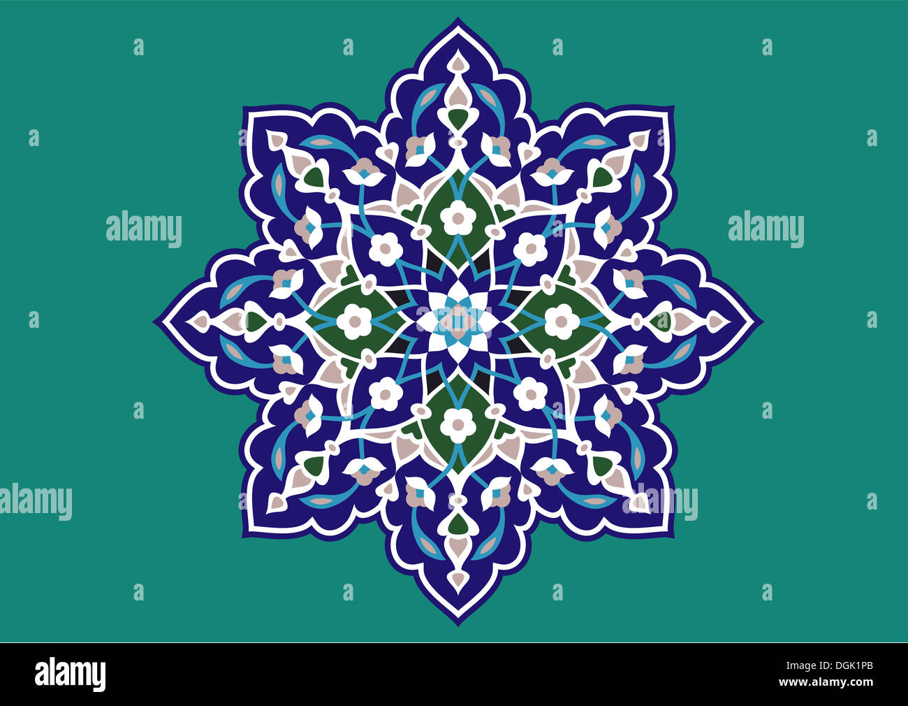 Traditional Arabic Ornament Stock Photo - Alamy