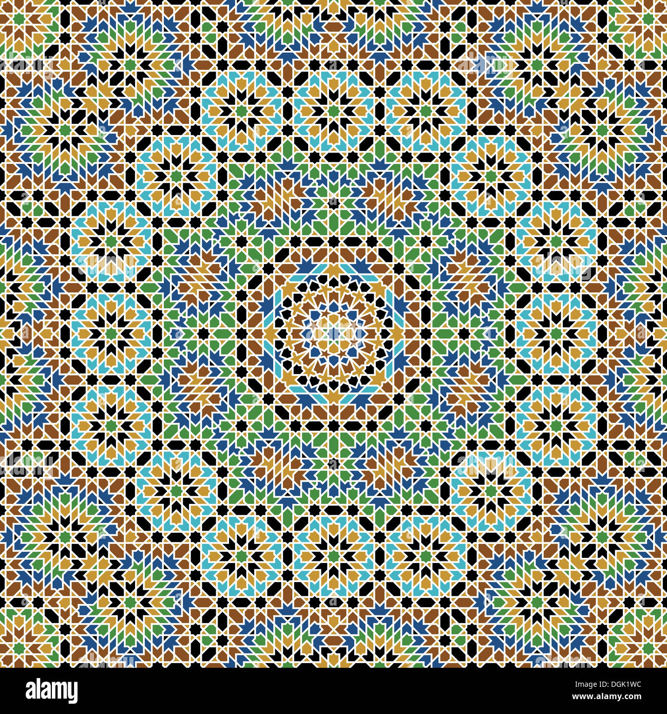 Traditional Morocco Seamless Pattern Stock Photo - Alamy