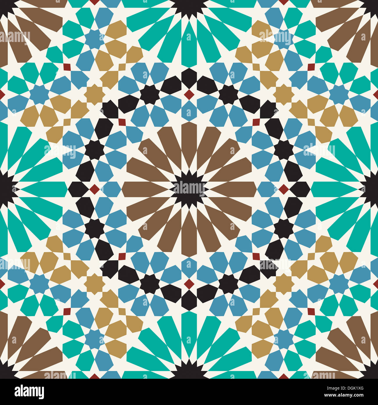 Traditional Morocco Seamless Pattern Stock Photo - Alamy