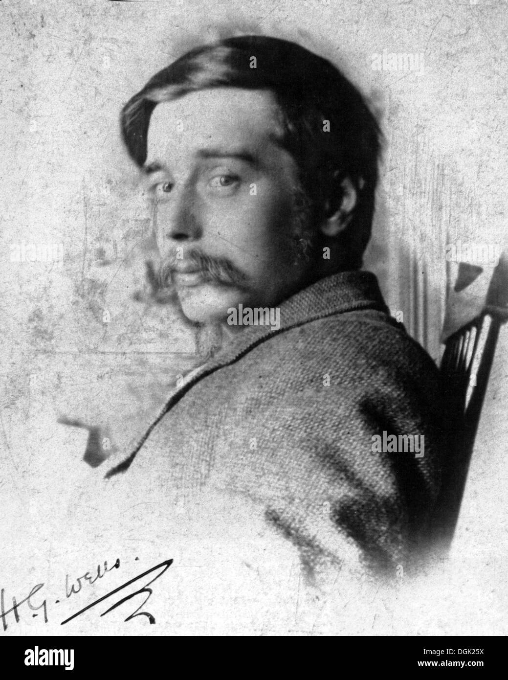 H.G.WELLS (1866-1946) English writer Stock Photo - Alamy