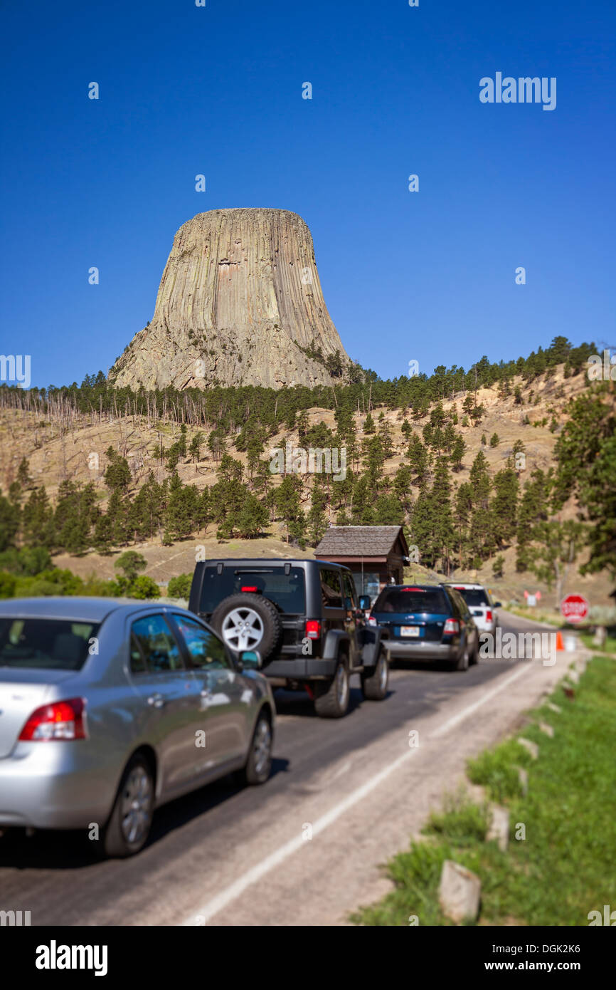 Entrance, Devil's Tower National Monument, Wyoming Stock Photo - Alamy