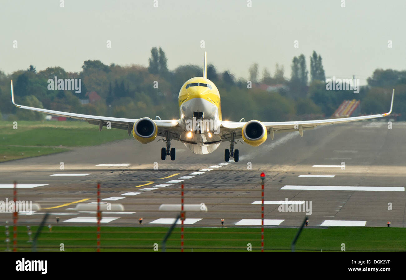 Hanover, Germany. 21st Oct, 2013. A Boeing 737-800 from Tuifly airlines ...