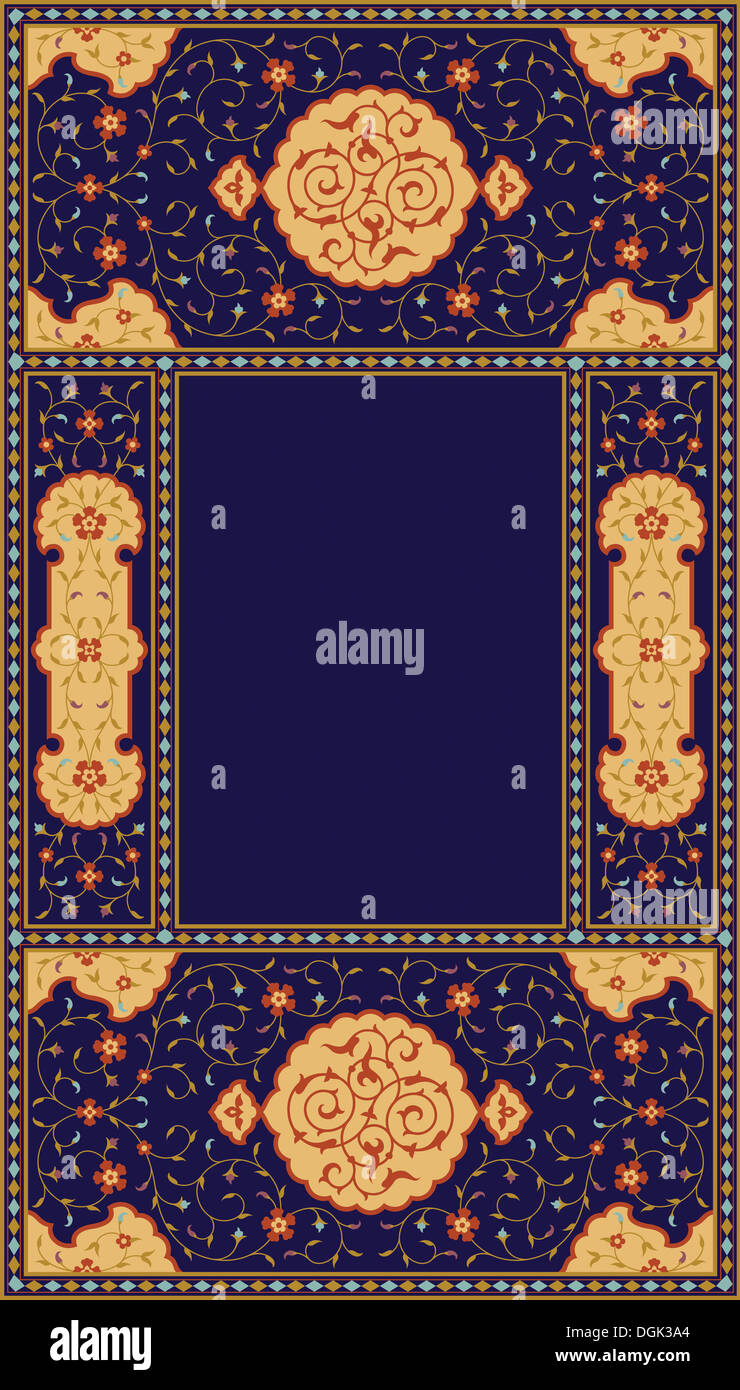 Traditional Arabic Frame Stock Photo - Alamy