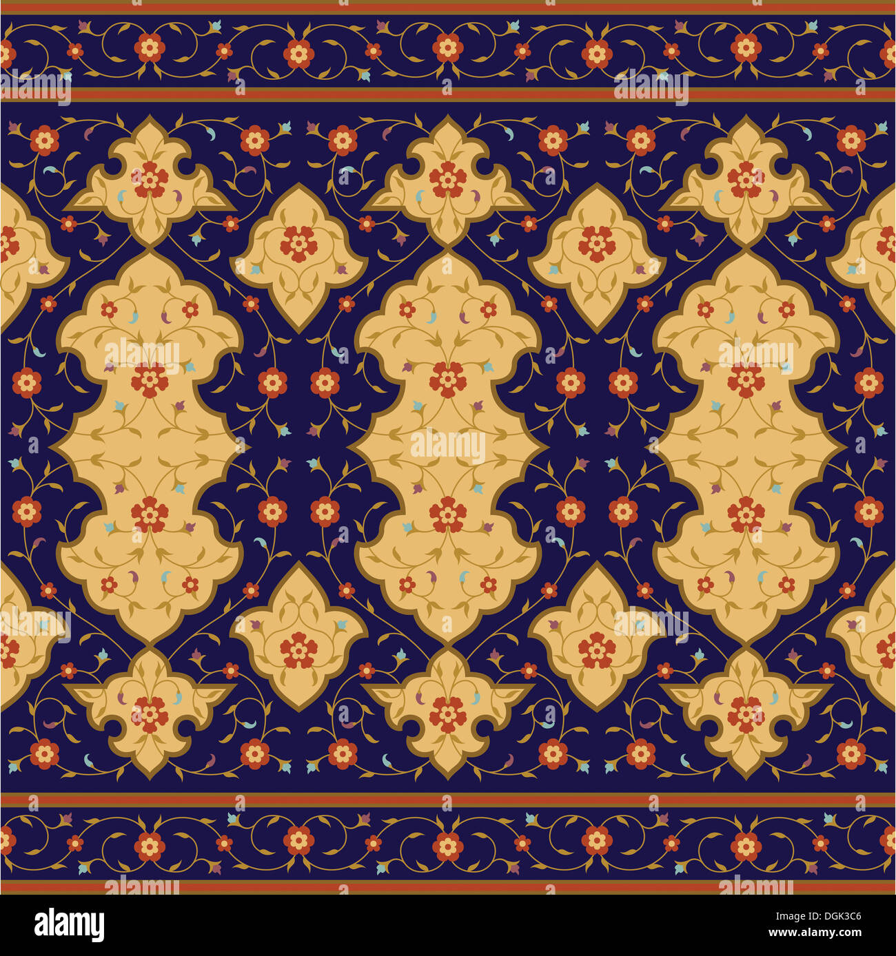 Traditional Seamless Border Stock Photo - Alamy