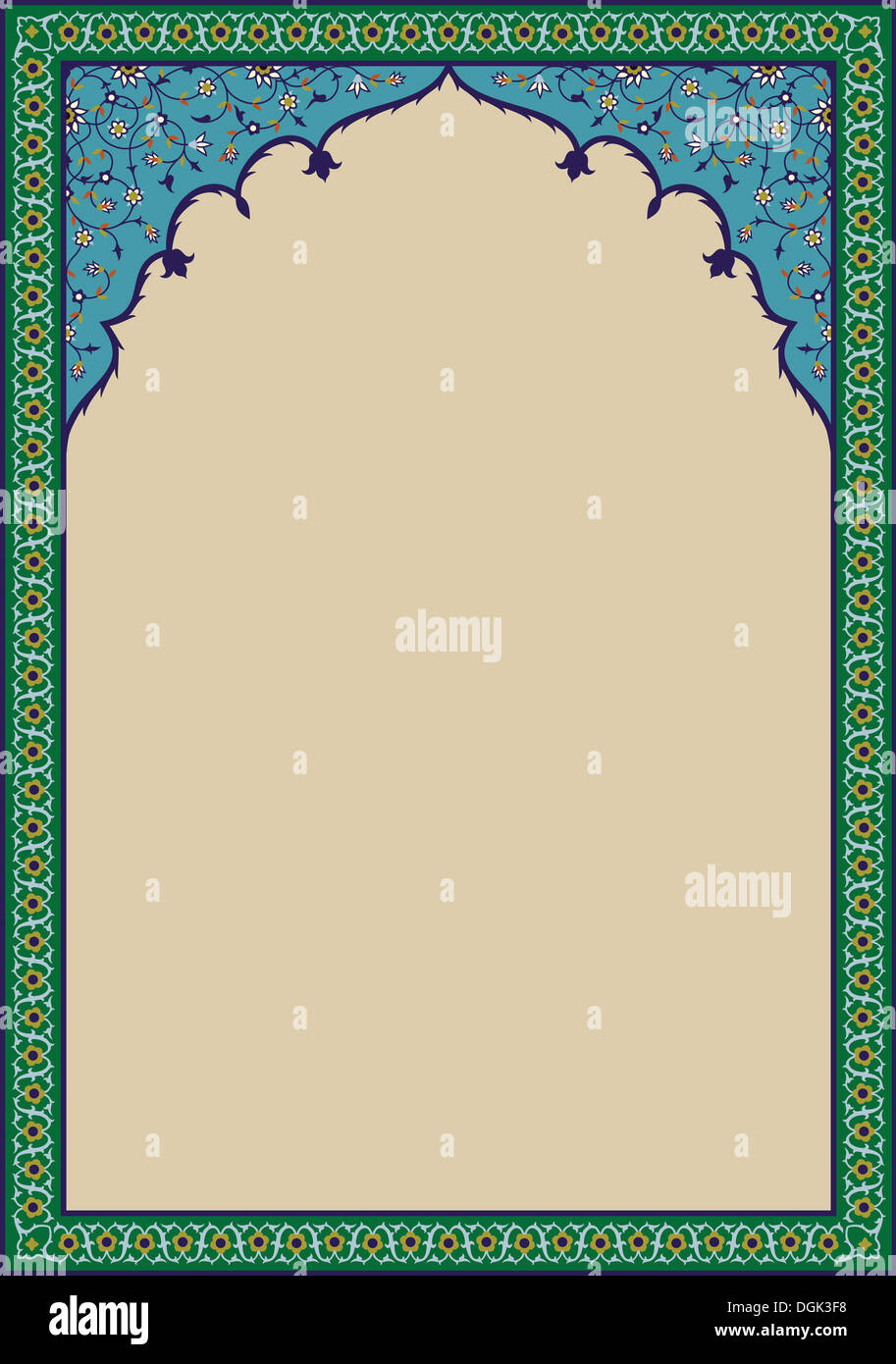 Traditional Arabic Frame Stock Photo - Alamy