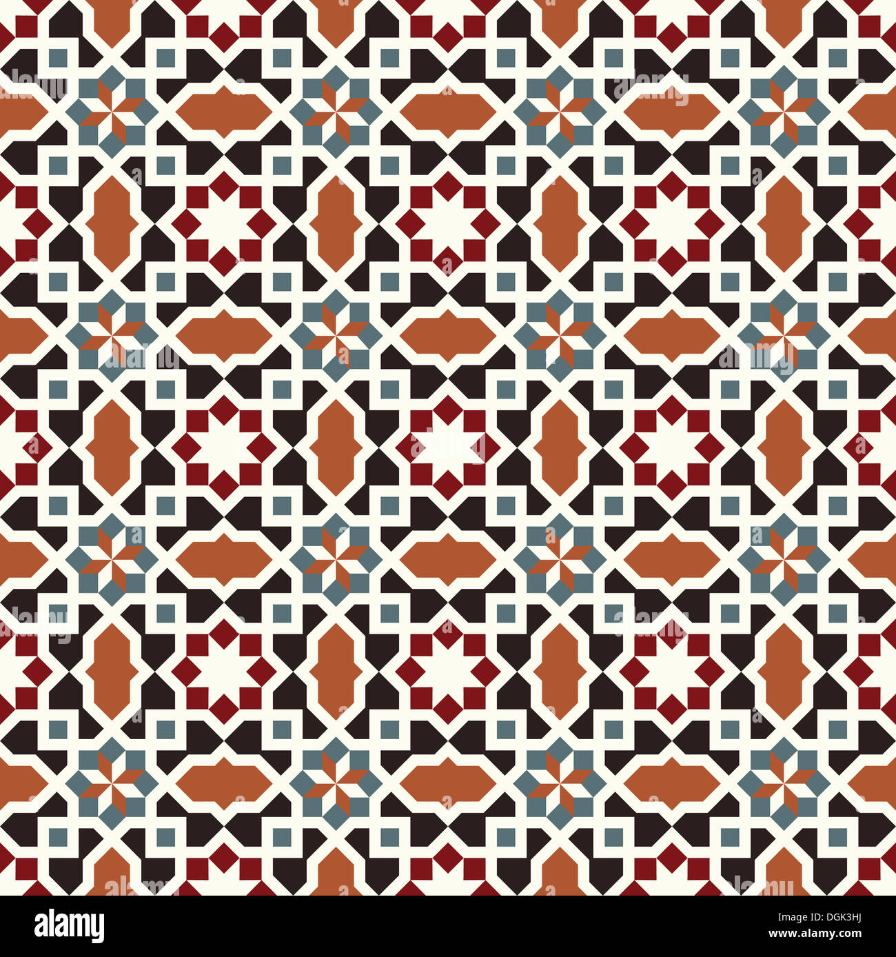 Traditional Morocco Seamless Pattern Stock Photo - Alamy