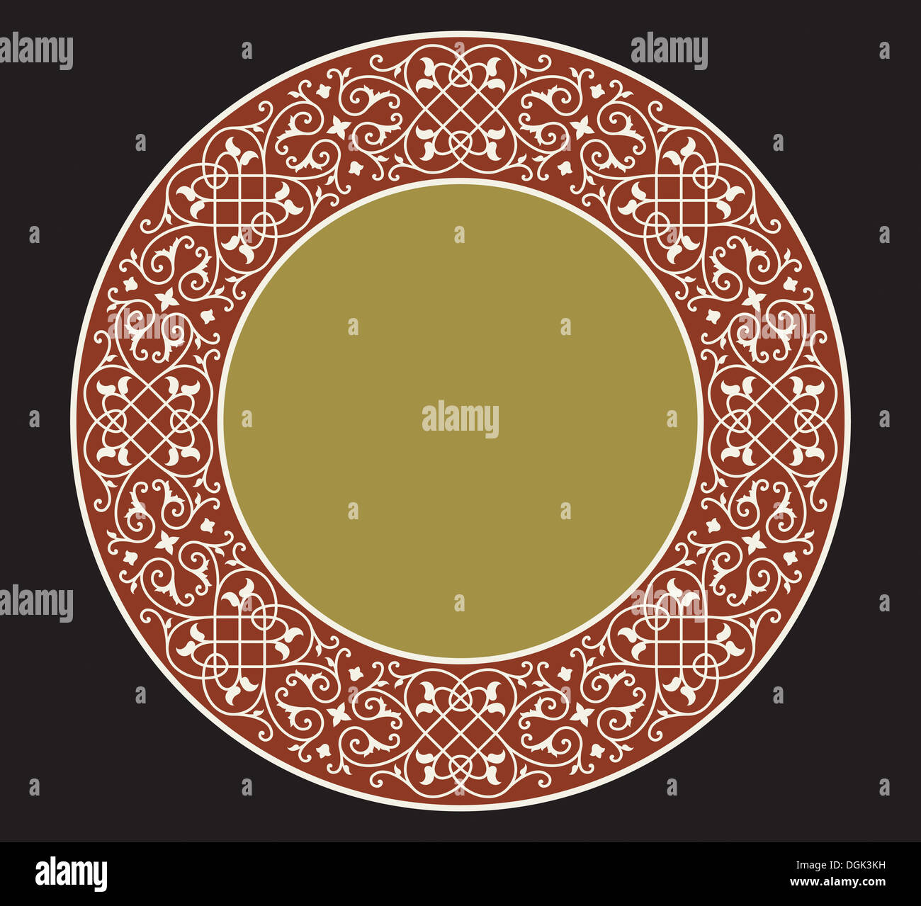 Classic Circle Frame Stock Photo - Alamy