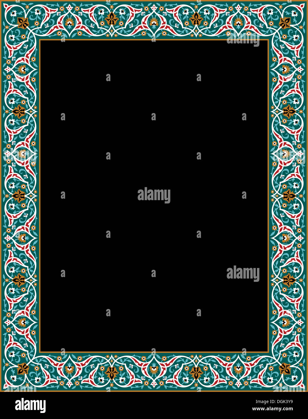 Traditional Arabic Frame Stock Photo - Alamy