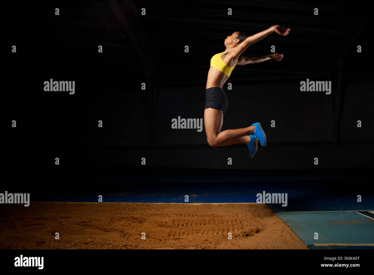Female long jump hi-res stock photography and images - Alamy