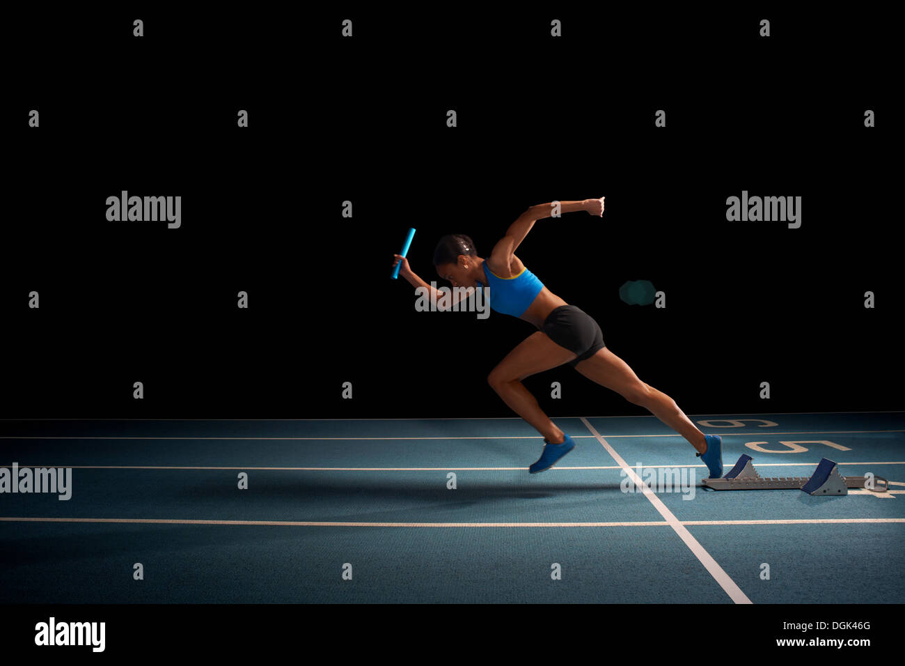 Female athlete in fitness hi-res stock photography and images - Alamy
